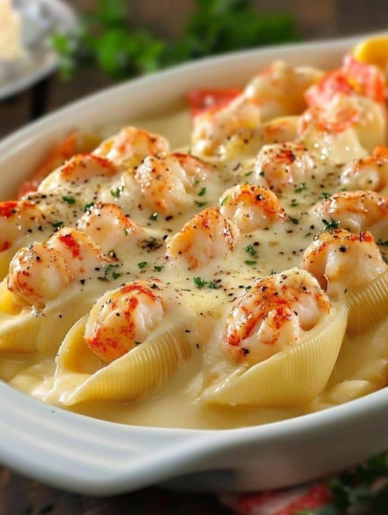 Garlic Butter Lobster-Filled Jumbo Pasta Shells – Cooking