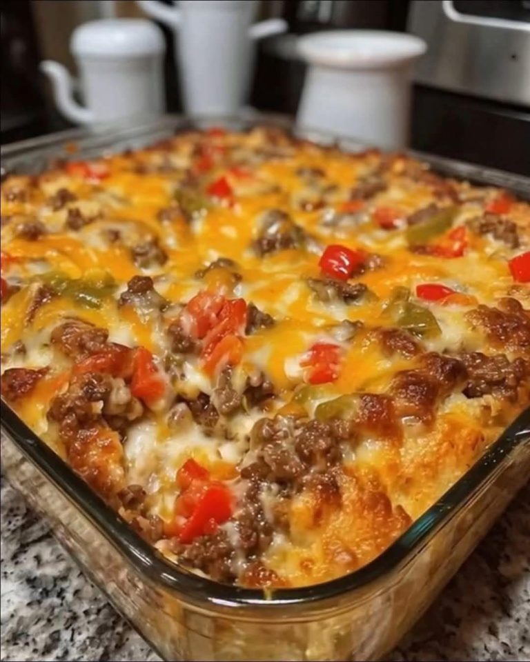 Cheesy baked casserole – Cooking